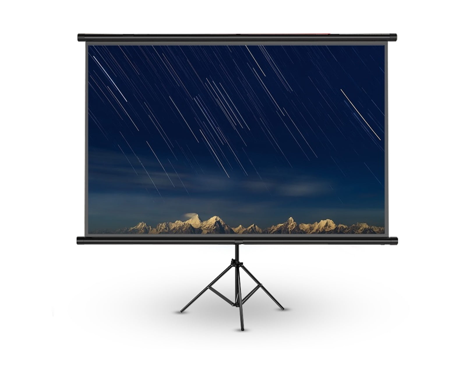 Screen Projector, Portable 16:9 Projector 72 84 100 Inches White ...