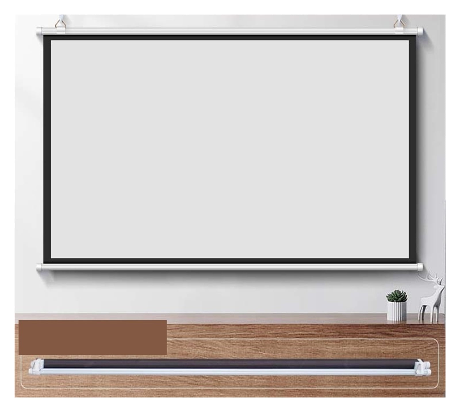 Screen Projector, Thinyou 60 Inch 72 Inch 84 Inch 100 Inch 16:9 3D Wall ...