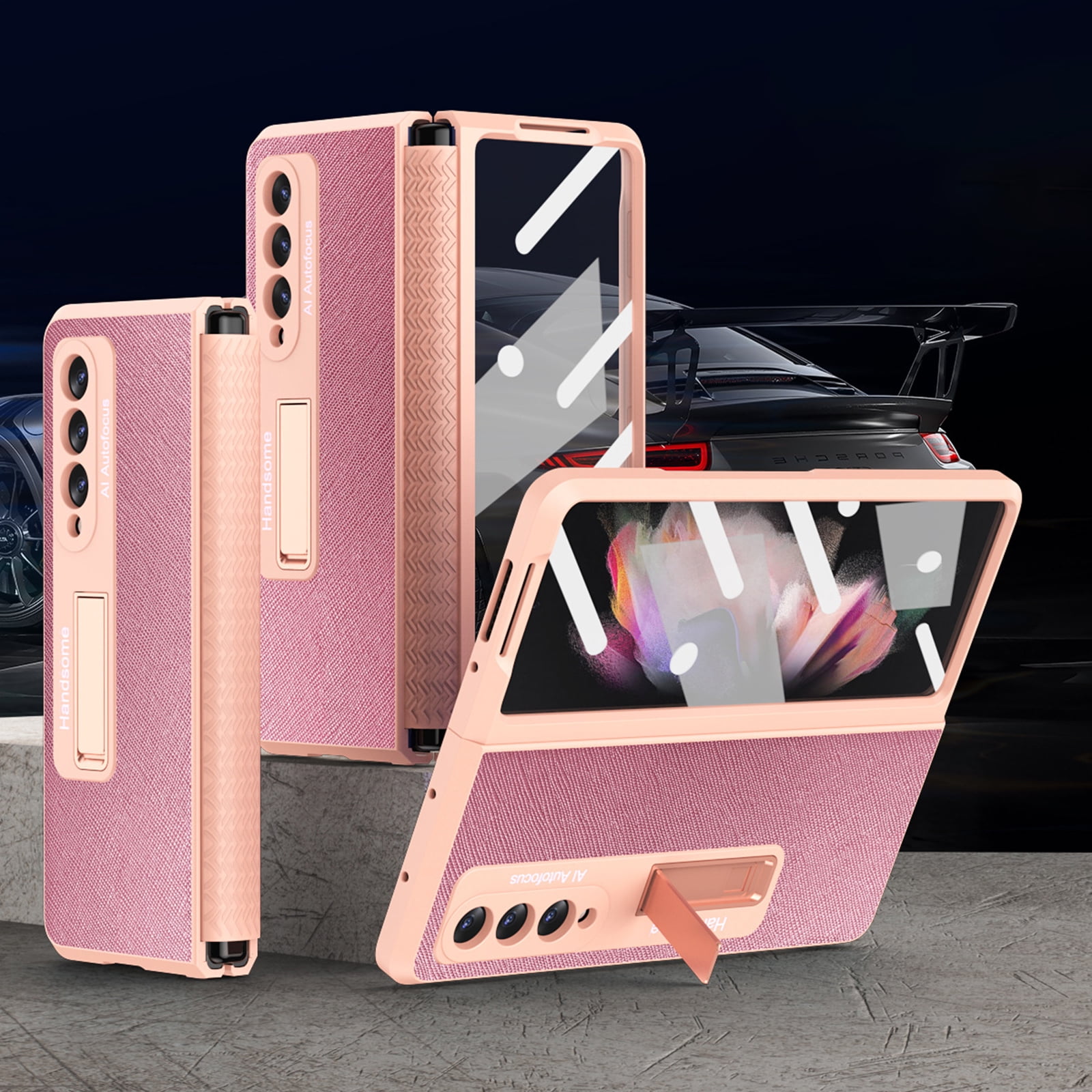 Screen Protector Compatible with Z Fold 4 Case with Magnetic Folding ...