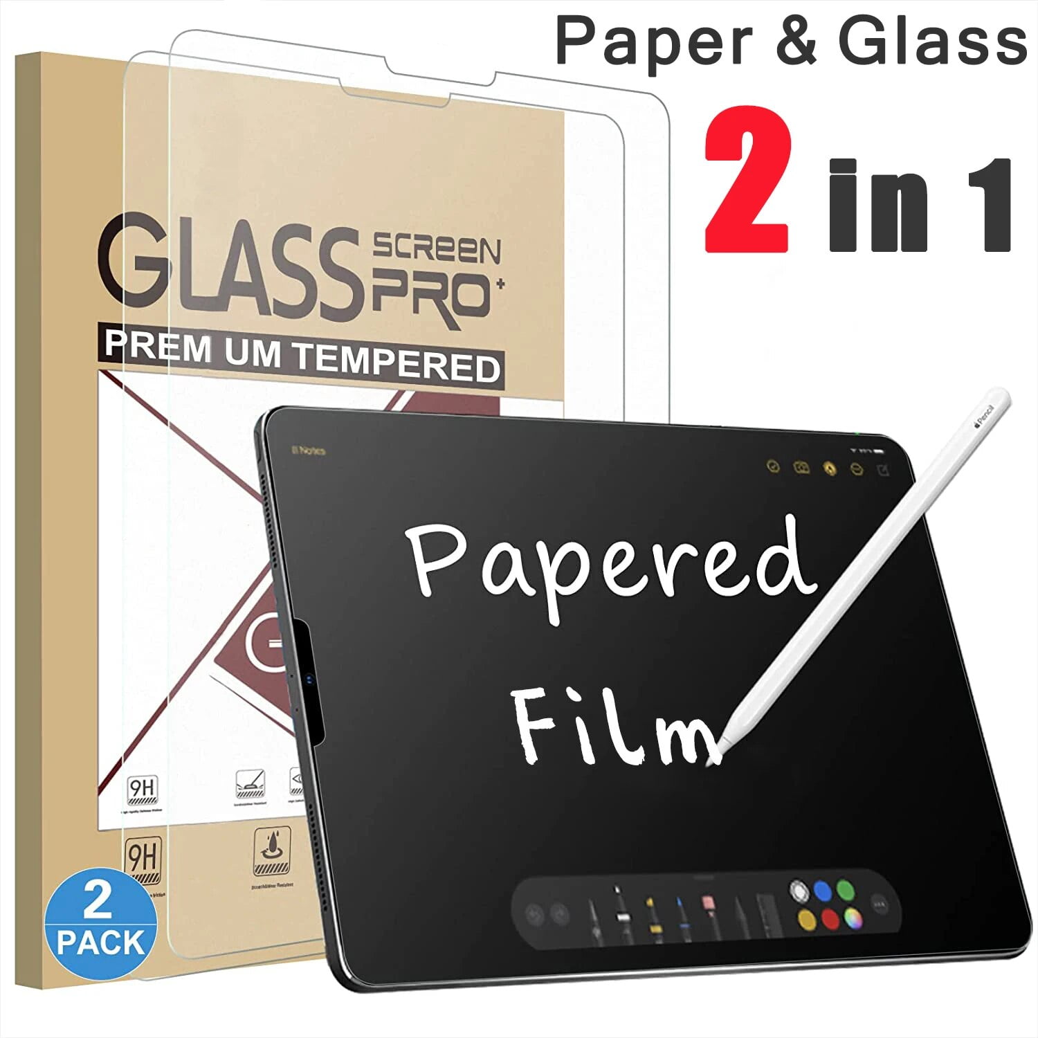 Screen Protector For Samsung Galaxy Tab A9 A8 A7 Lie A 10.1 10.5 Like Paper Film Tab S5e S6 Lite ...