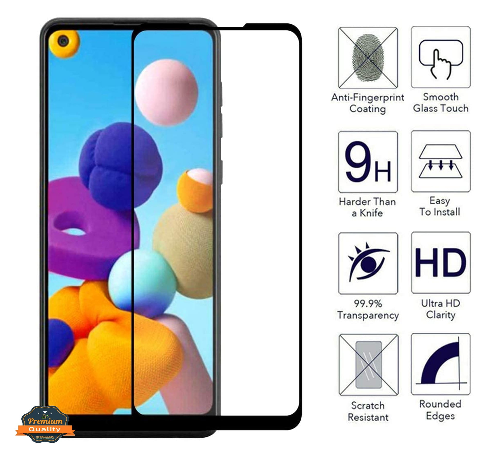 Screen Protector for Samsung Galaxy A32 5G 9H Hardness Full Glue ...