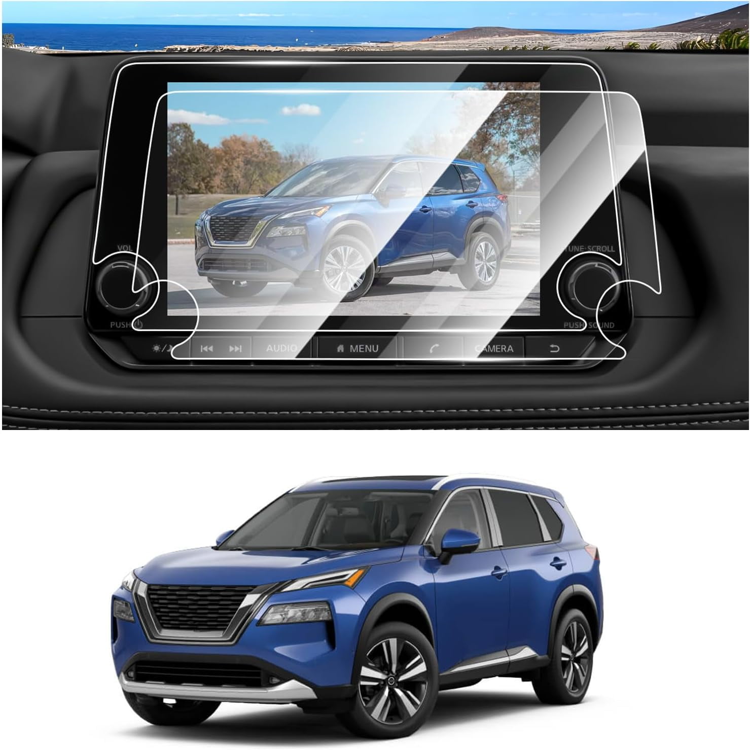 Screen Protector for 2021-2024 Nissan Rogue S SV (Not for Rogue ...