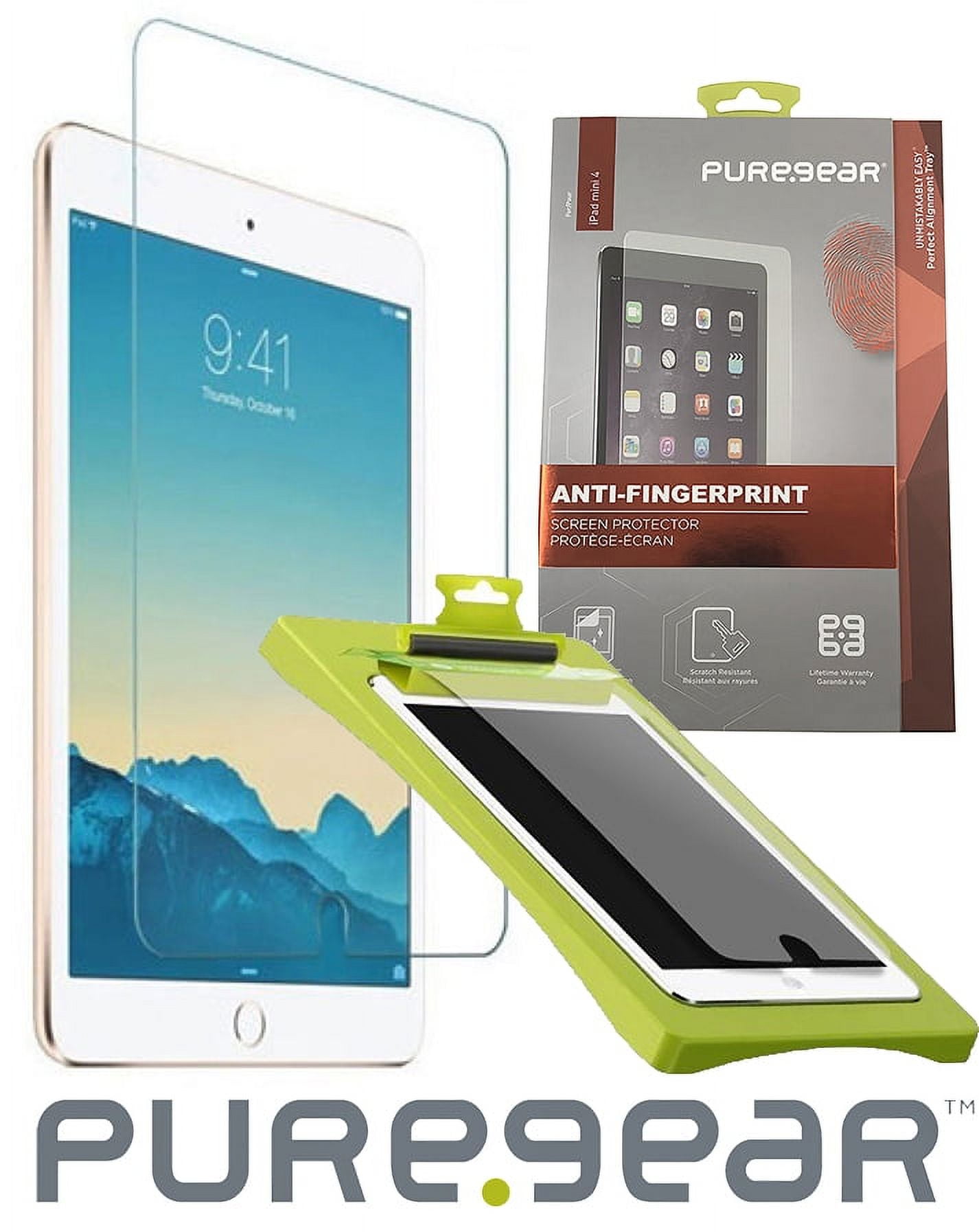 Screen Protector for iPad Mini 5, PureGear [Anti-Fingerprint] Puretek ...