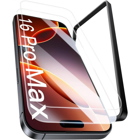 Screen Protector for iPhone 16 Pro Max 6.9" , 9H Hardness & Military ...
