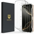 Screen Protector for iPhone 16 Pro, Pack of 3, HD Tempered Glass Screen ...