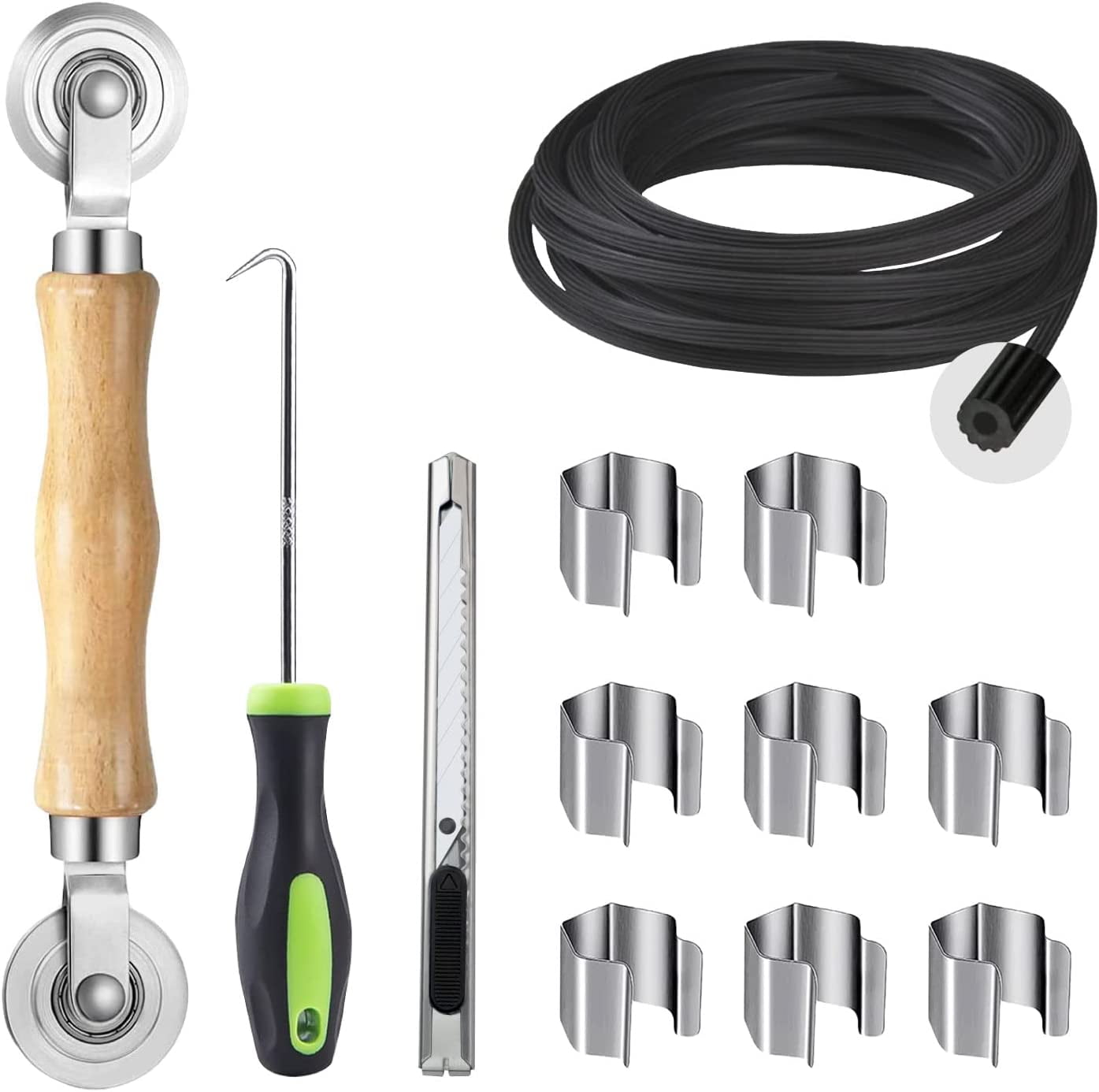 Screen Repair Kit, 5 in 1 Screen Tool - Screen Roller Tool, Spline ...