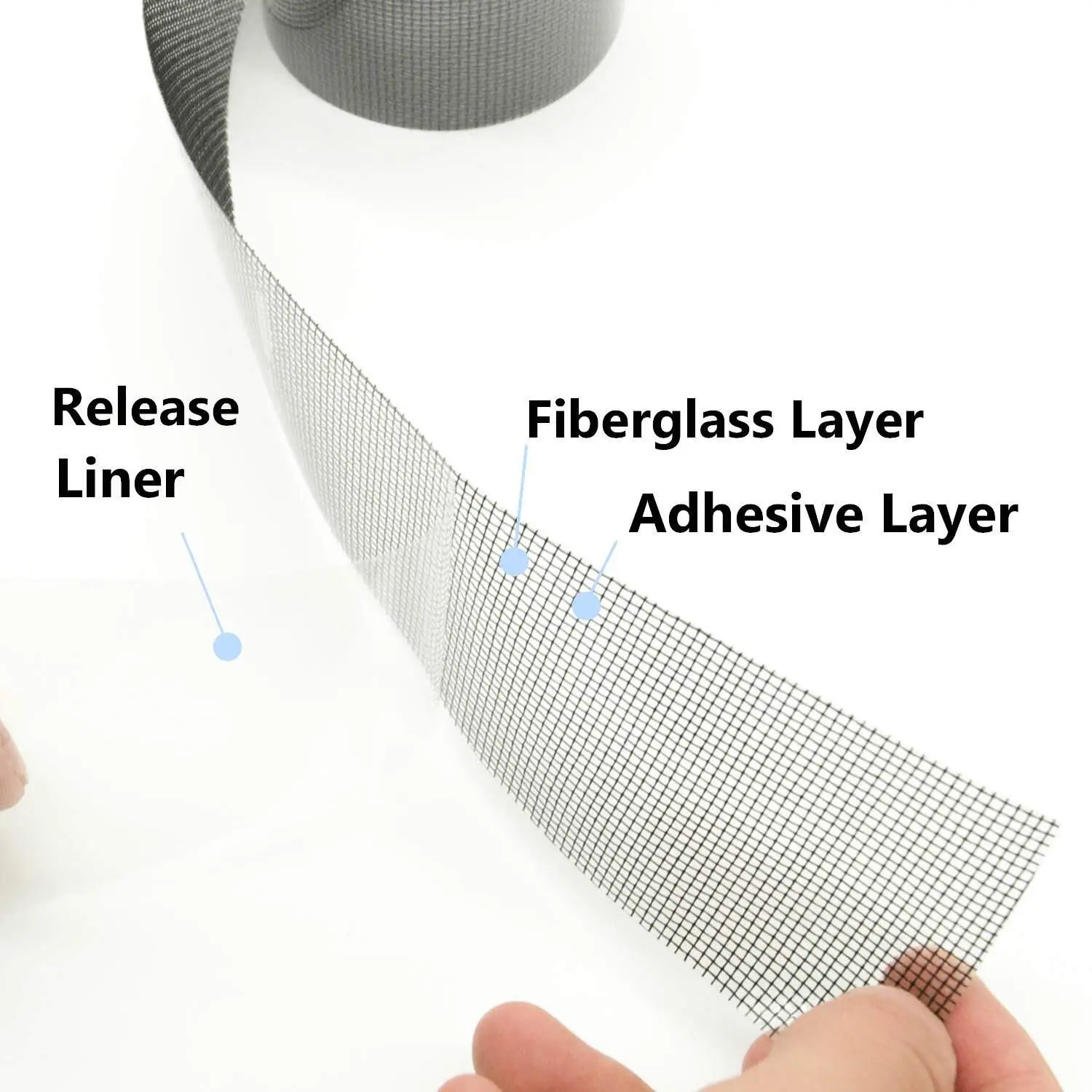 Screen Repair Kit, Door Window Tape black 2"x140" - Walmart.com
