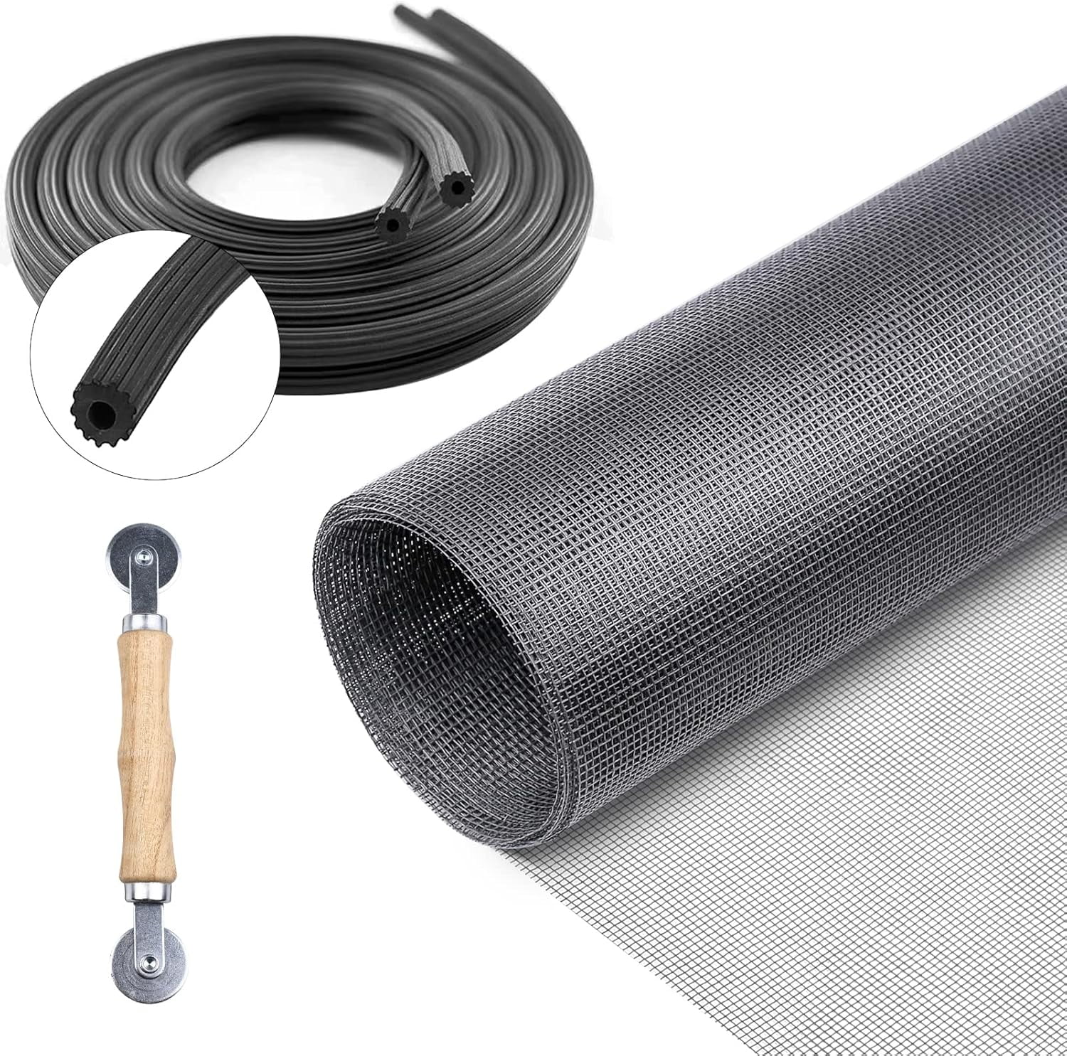 Screen Repair Kit for Windows and Doors 48” x 100" Adjustable ...