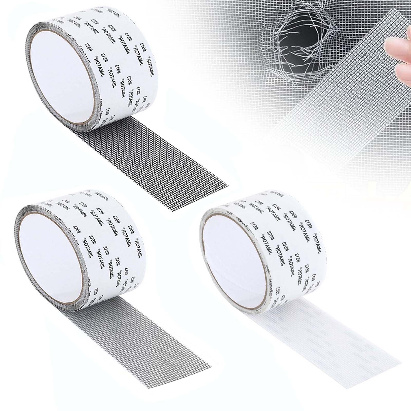 Screen Repair Tape, Self-Adhesive Hole Fix, Durable Mesh Material, Easy ...