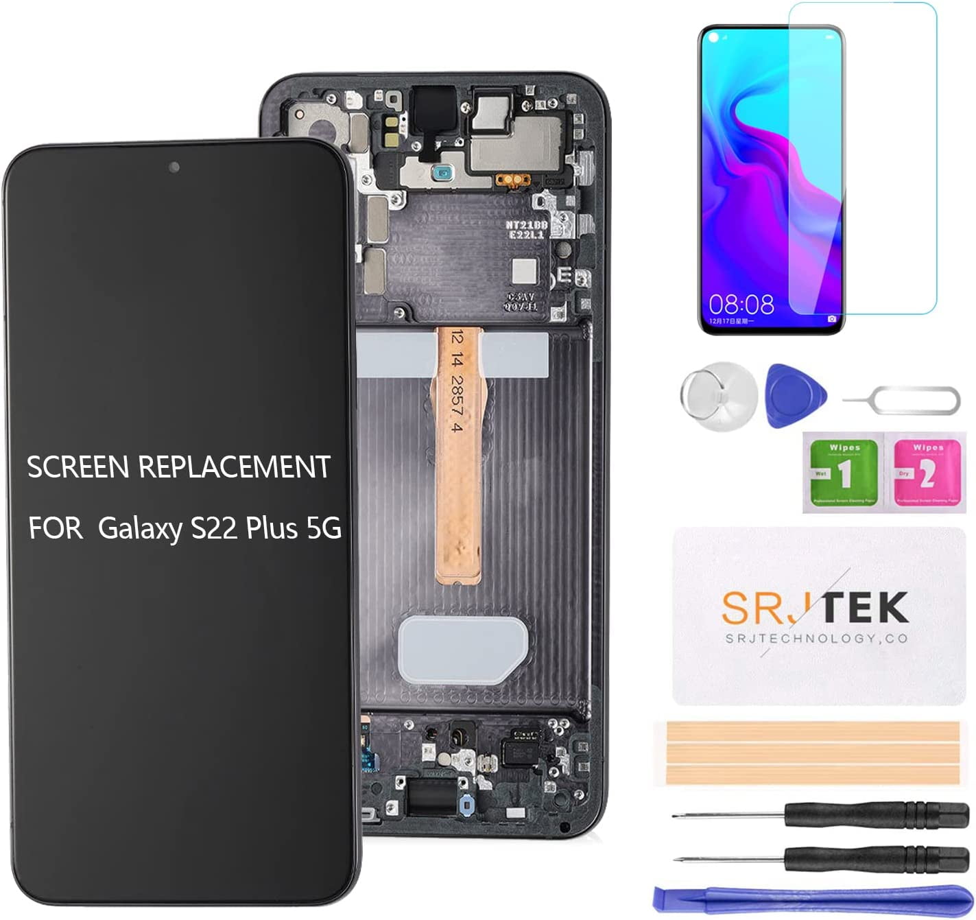 Screen Replacement For Samsung Galaxy S22 Plus 5G SM-S906B SM-S906U LCD ...