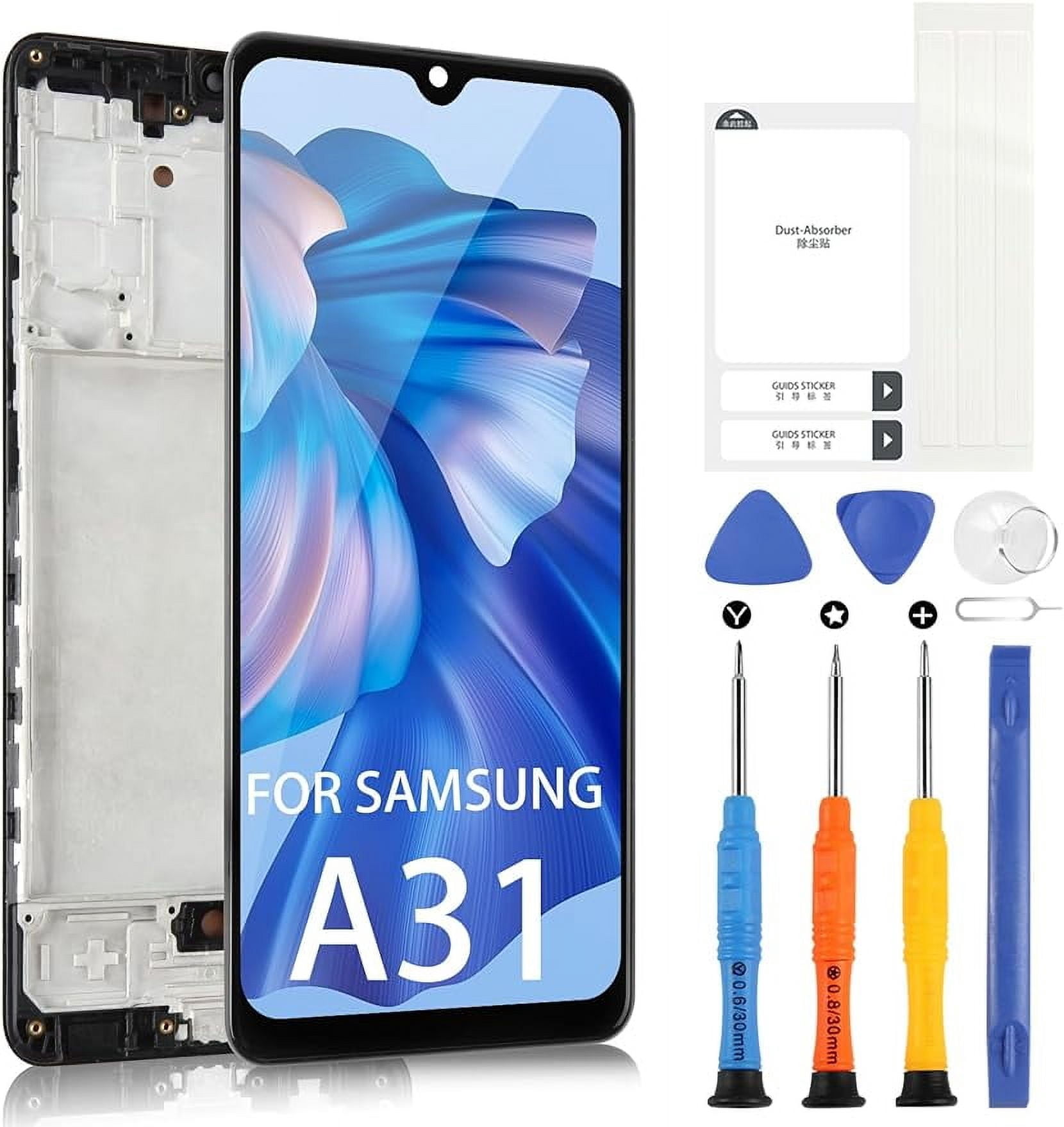 Screen Replacement with Frame for Samsung Galaxy A31 A135 for SM-A315F ...
