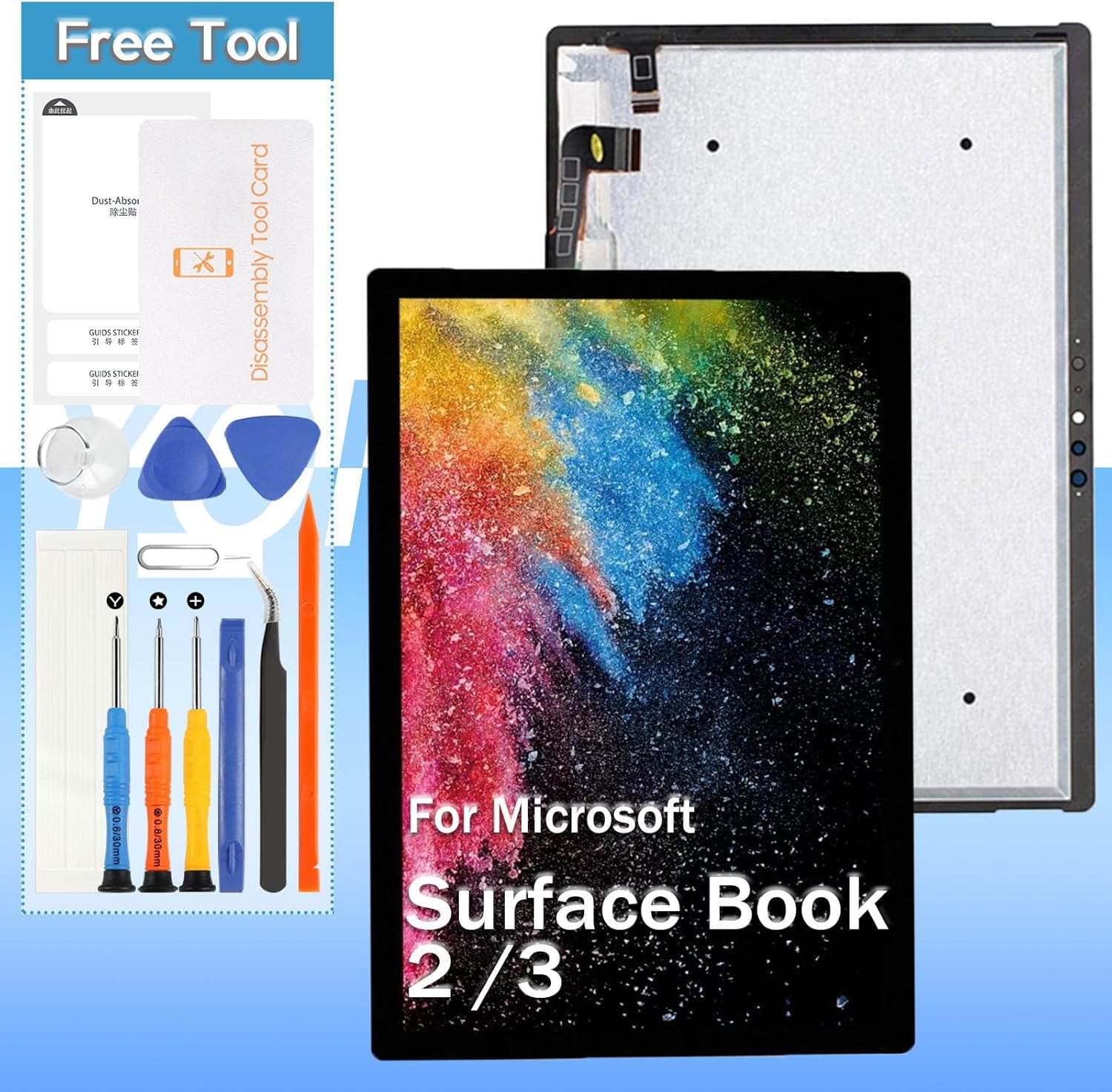 Screen Replacement for Microsoft Surface Book 2 13.5" 1803 1806 1832 ...
