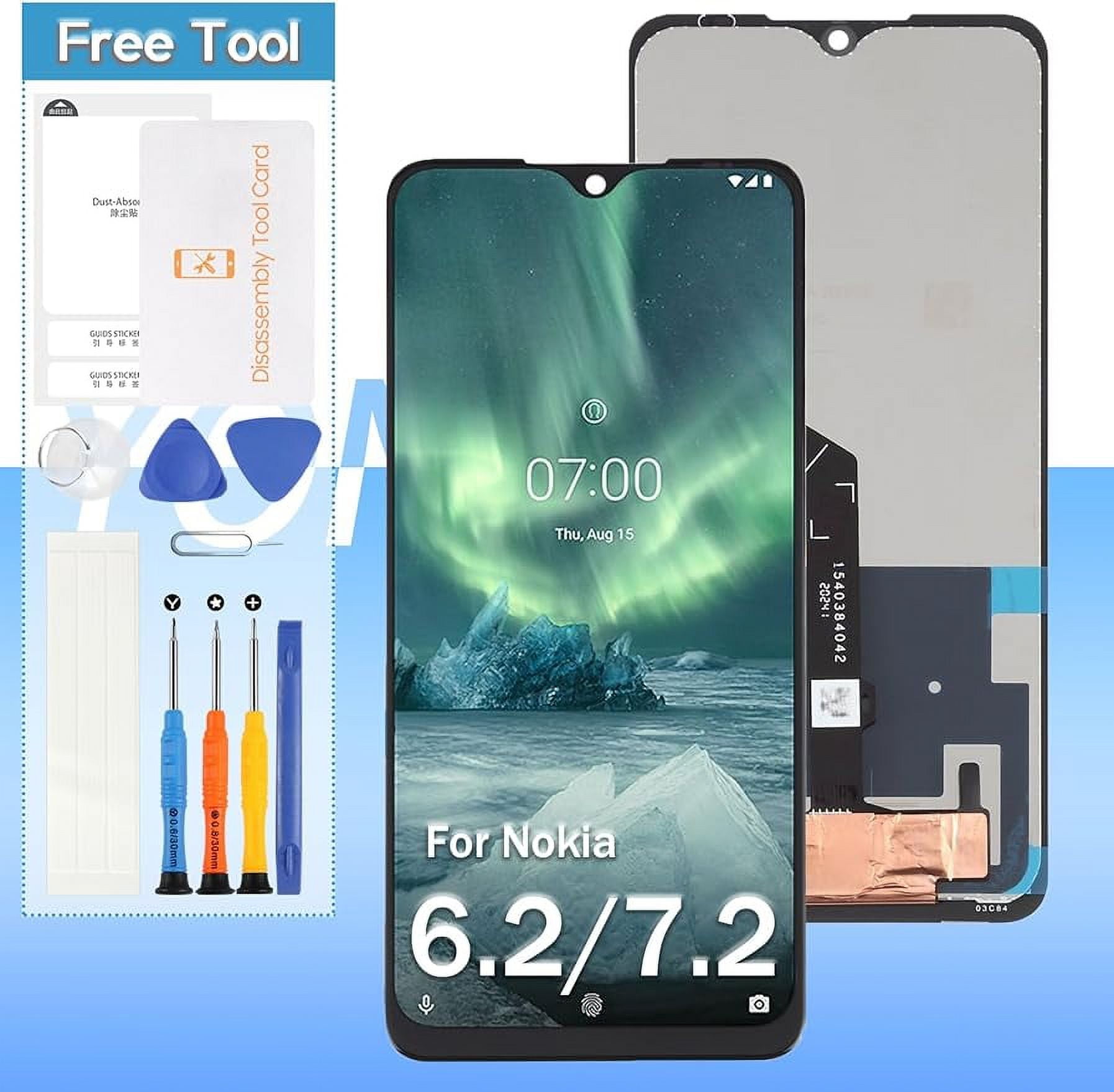 Screen Replacement for Nokia 6.2/7.2 TA-1200, TA-1198, TA-1201, TA-1187 ...