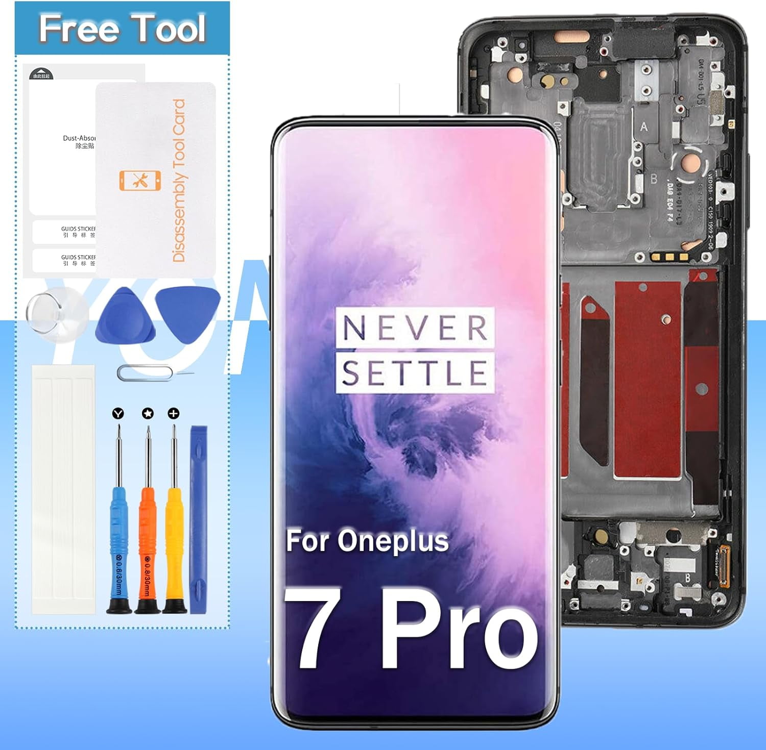 Screen Replacement for Oneplus 7 Pro GM1925, GM1911, GM1913, GM1917 ...