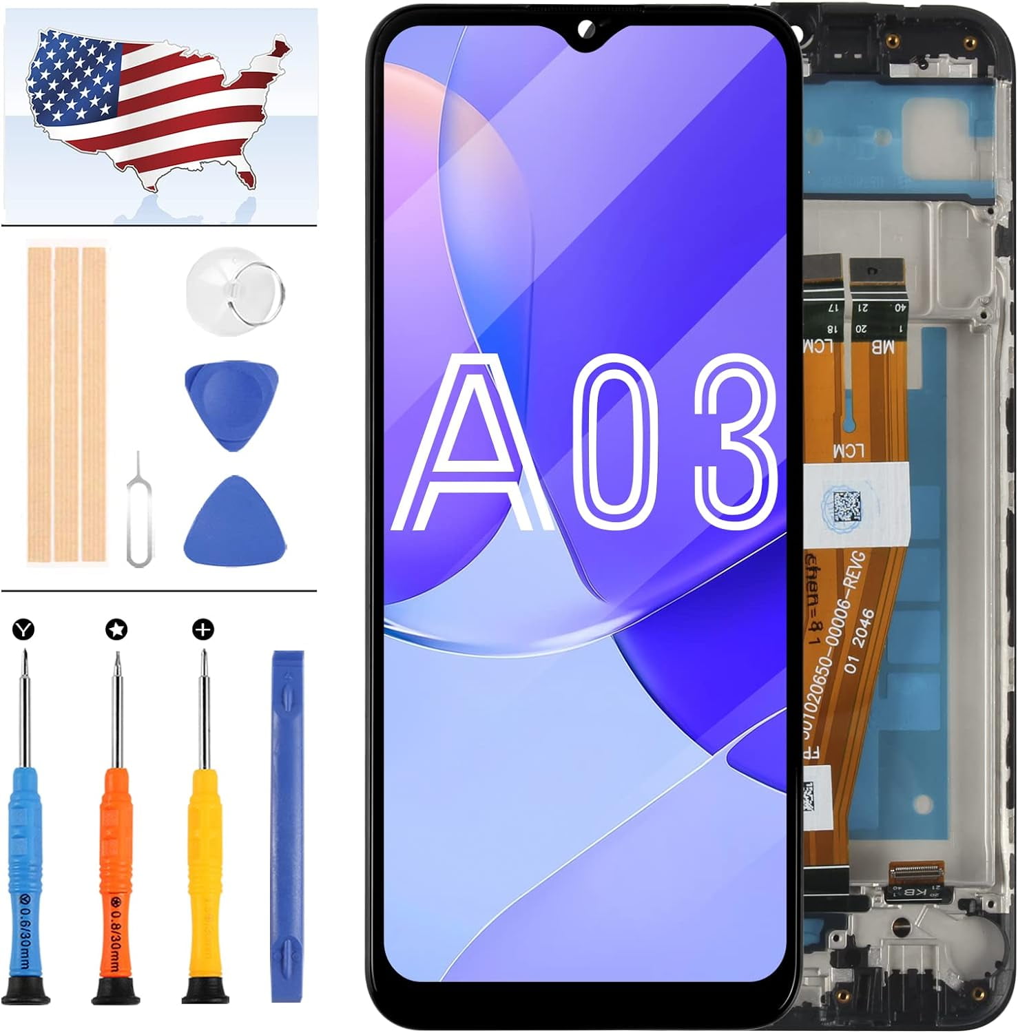 Screen Replacement for Samsung Galaxy A03 LCD Screen for Samsung A035F ...
