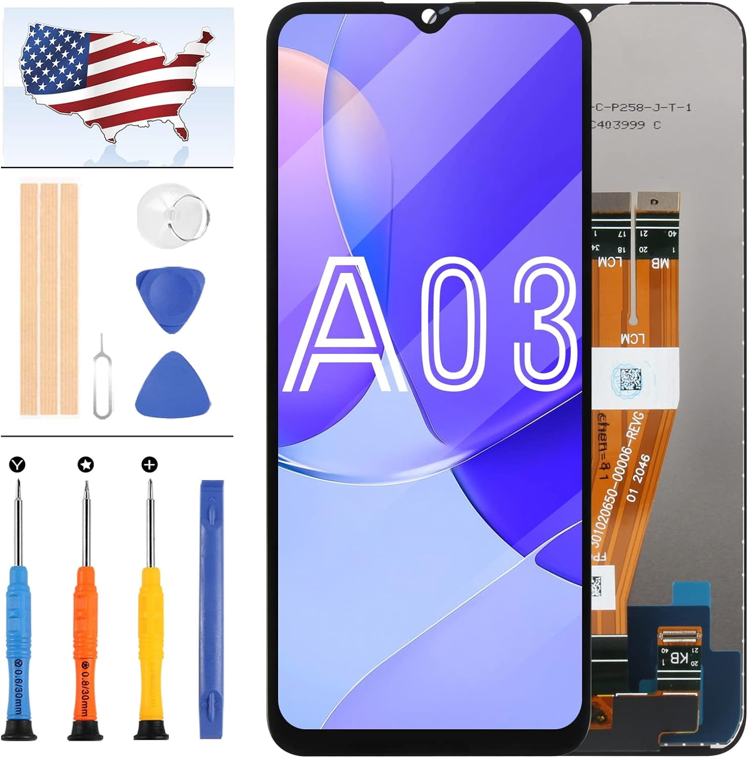 Screen Replacement for Samsung Galaxy A03 LCD Screen for Samsung A035F ...
