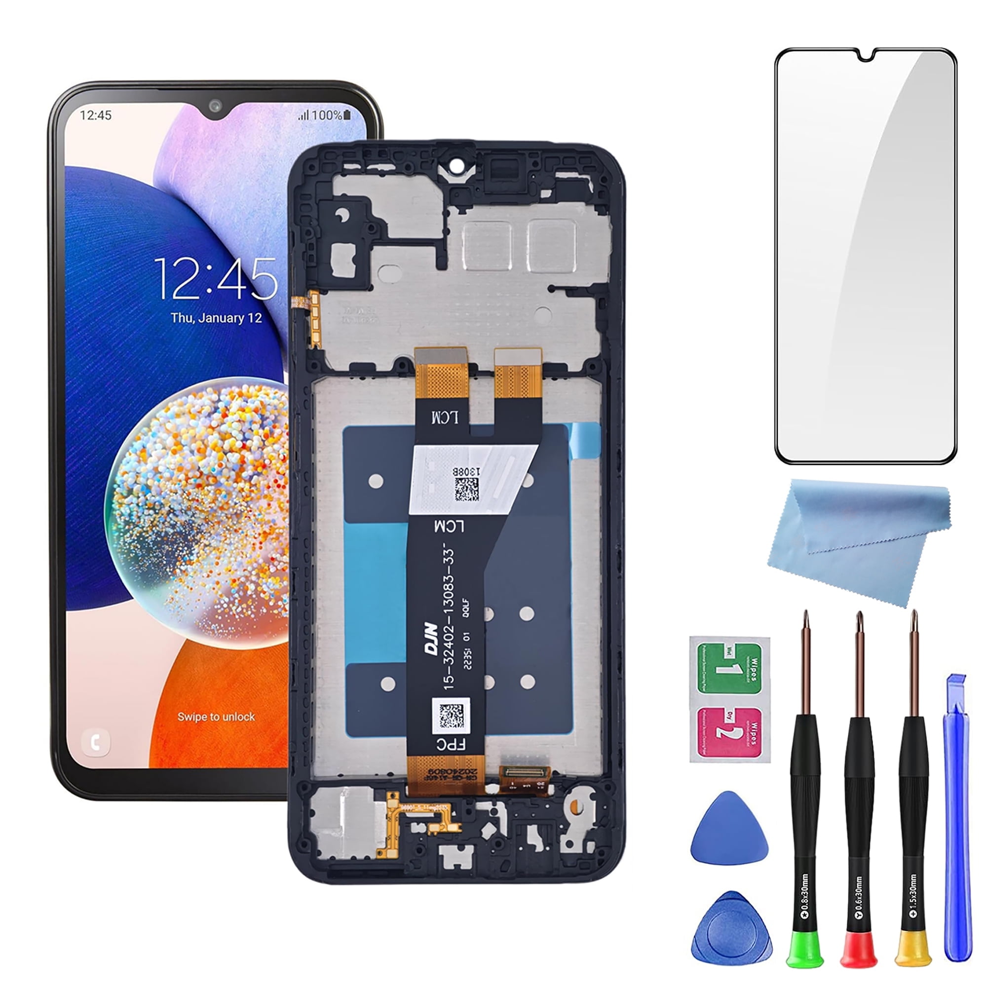 Screen Replacement for Samsung Galaxy A14 5G with Frame - Digitizer for ...