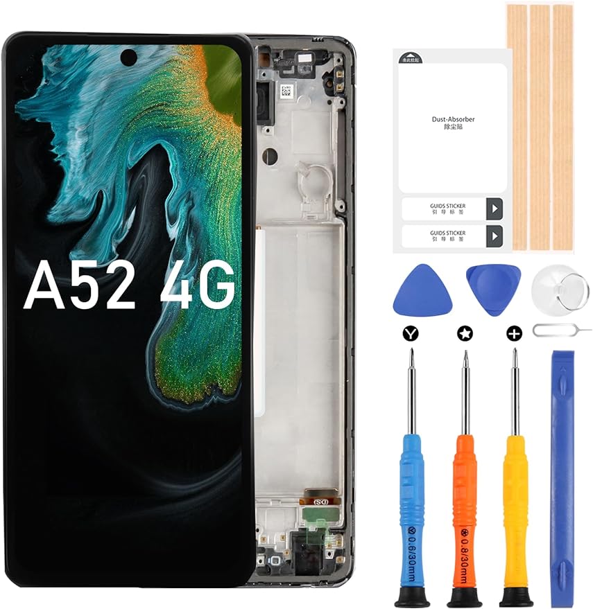 Screen Replacement for Samsung Galaxy A52 4G A525 SM-A525F SM-A525F/DS SM-A525M SM-A525M/DS LCD ...