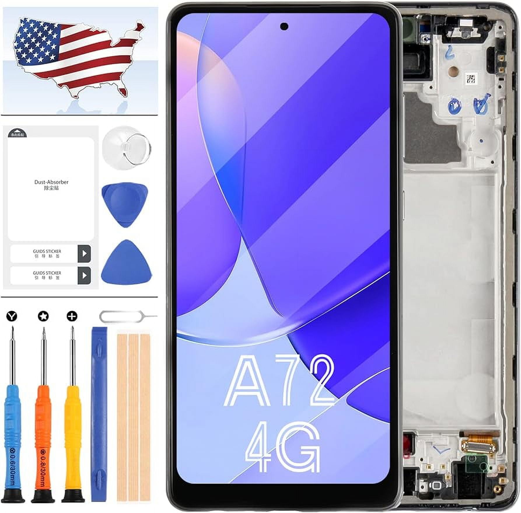 Screen Replacement for Samsung Galaxy A72 4G SM-A725 LCD Screen Digitizer SM-A725M SM-A725F SM ...