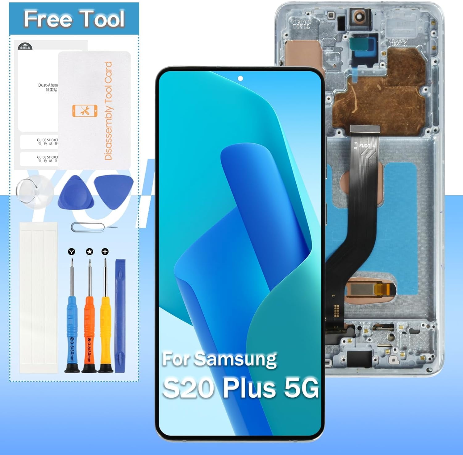 Screen Replacement for Samsung Galaxy S20 Plus/ S20 Plus 5G SM-G986 SM-G985 6.7" OLED LCD ...