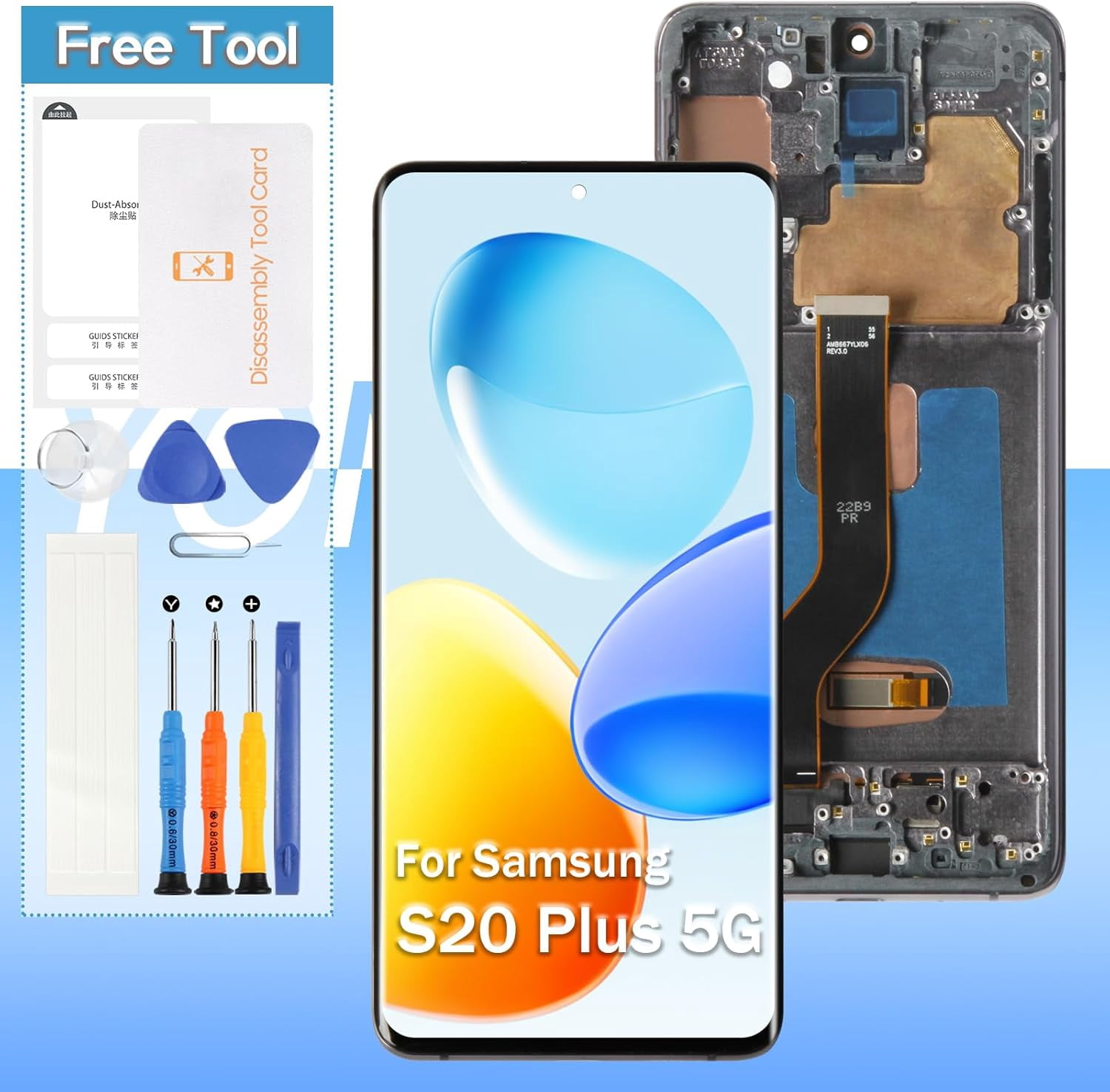 Screen Replacement for Samsung Galaxy S20 Plus/ S20 Plus 5G SM-G986 SM ...