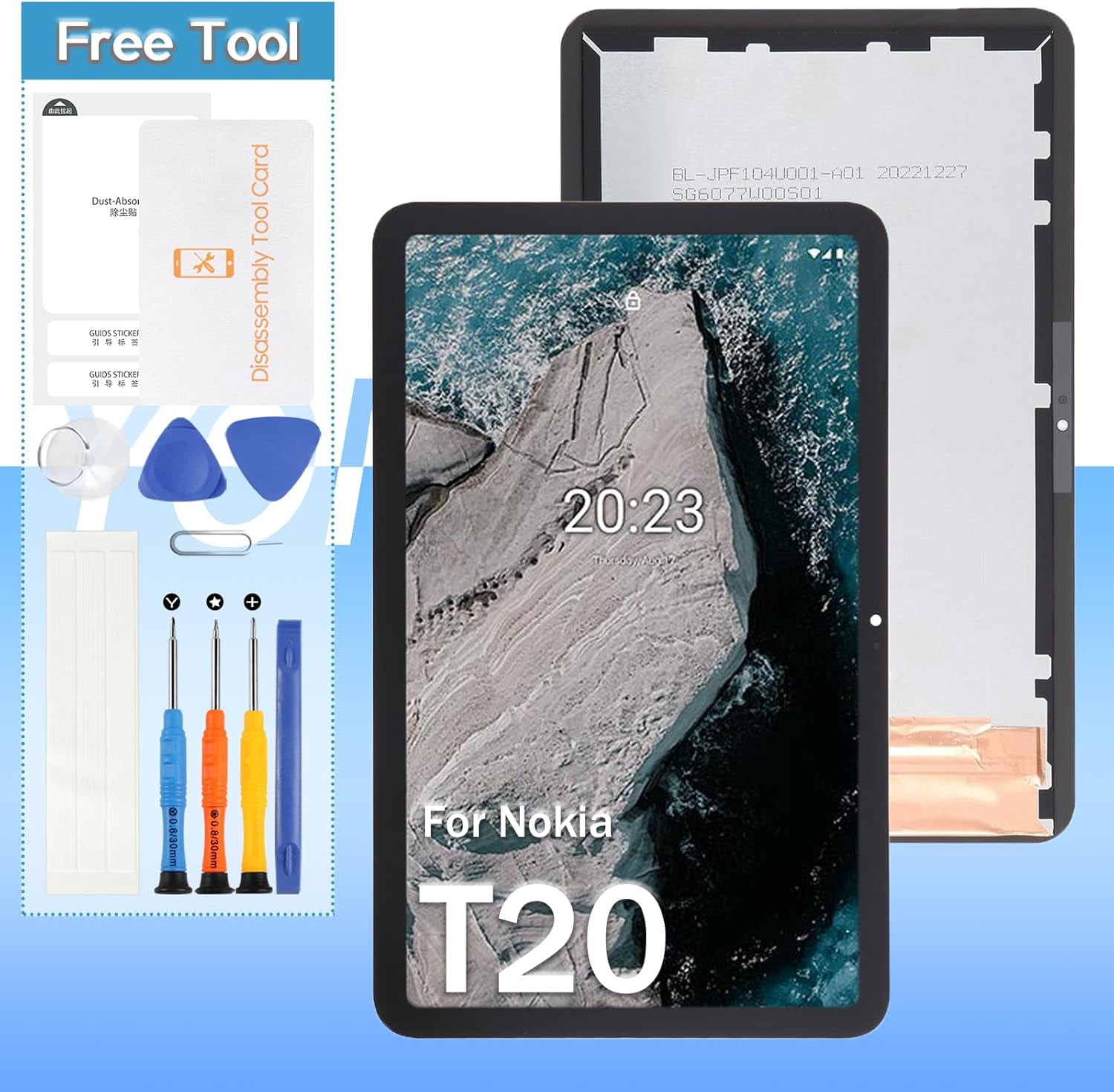 Screen Replacement for Nokia T20 TA-1397, TA-1394, TA-1392 10.4" LCD ...