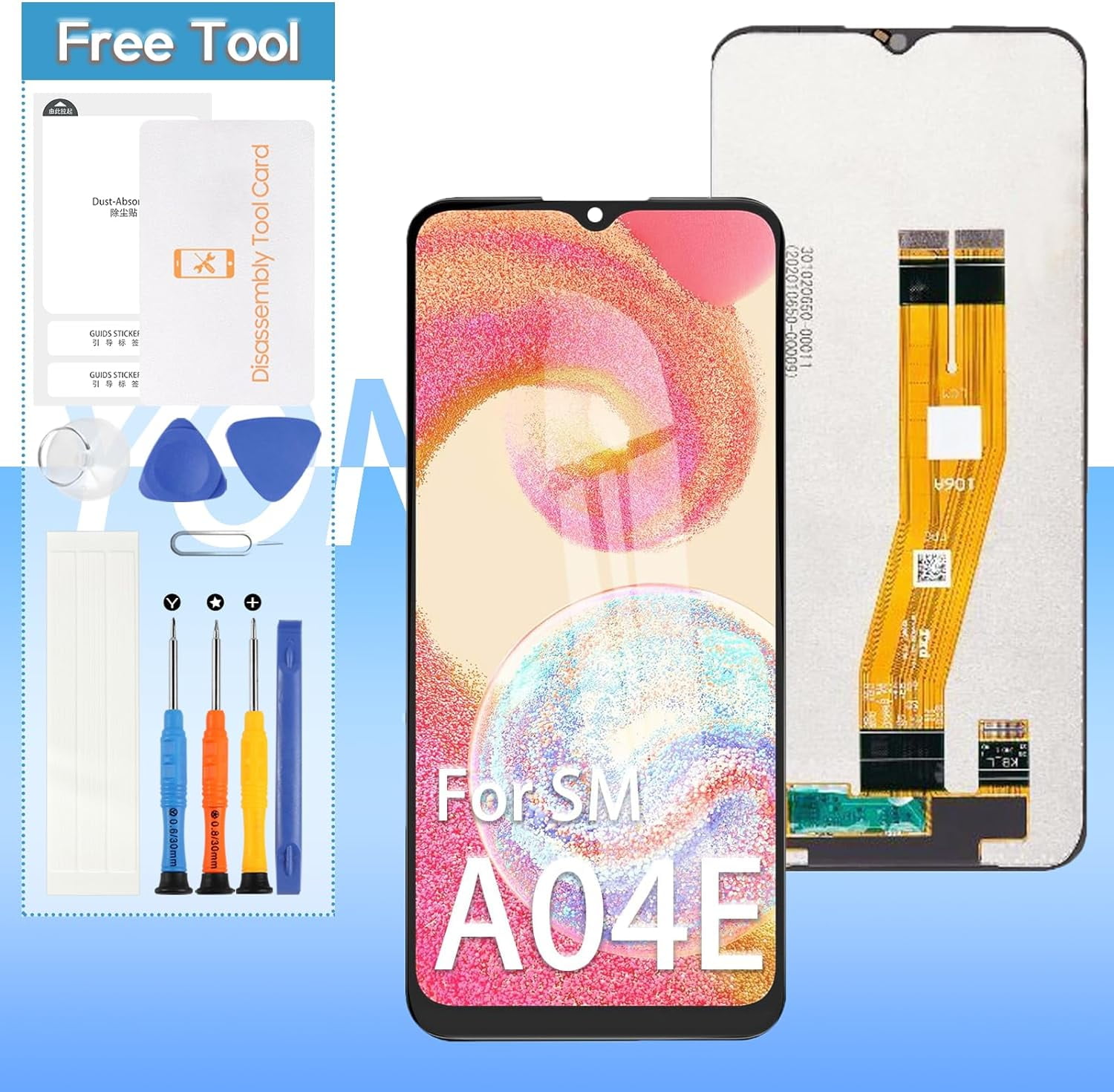 Screen Replacement for Samsung Galaxy A04e A042F A042M A042F/DS 6.5'' LCD Display Touch ...