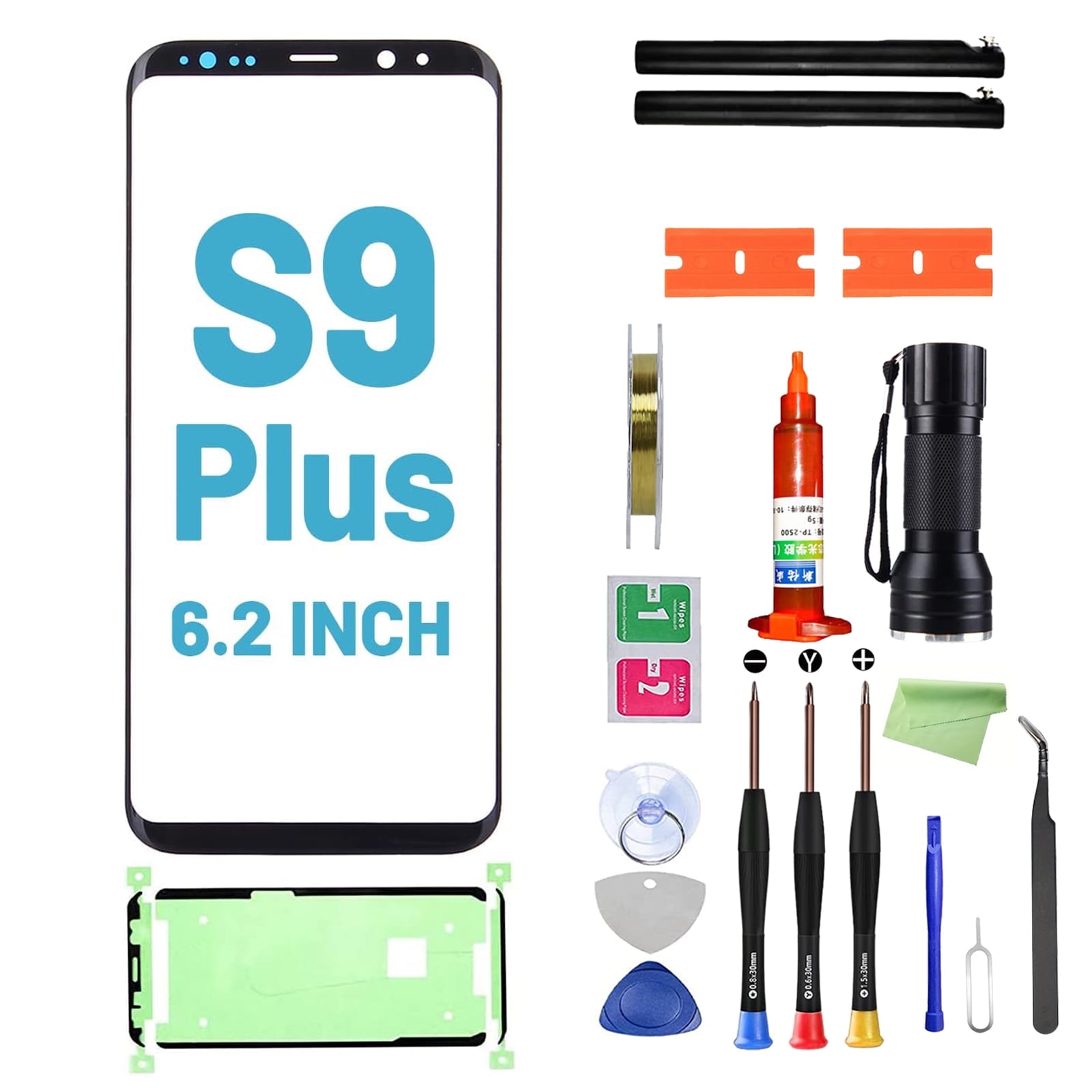 Screen Replacement for Samsung Galaxy S9 Plus 6.2"-Front Glass Repair ...