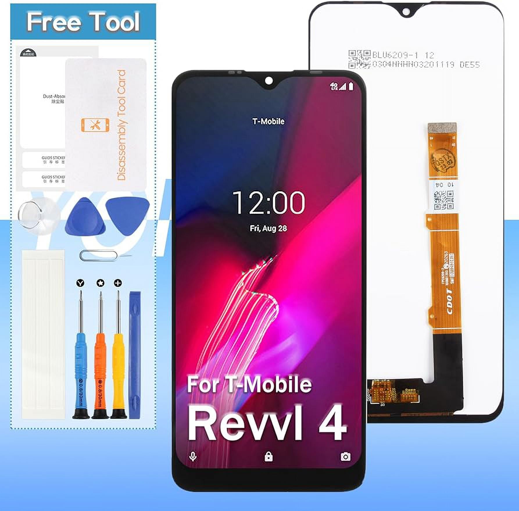 Screen Replacement for T-Mobile Revvl 4 5007W 5007Z 6.22" LCD Display ...