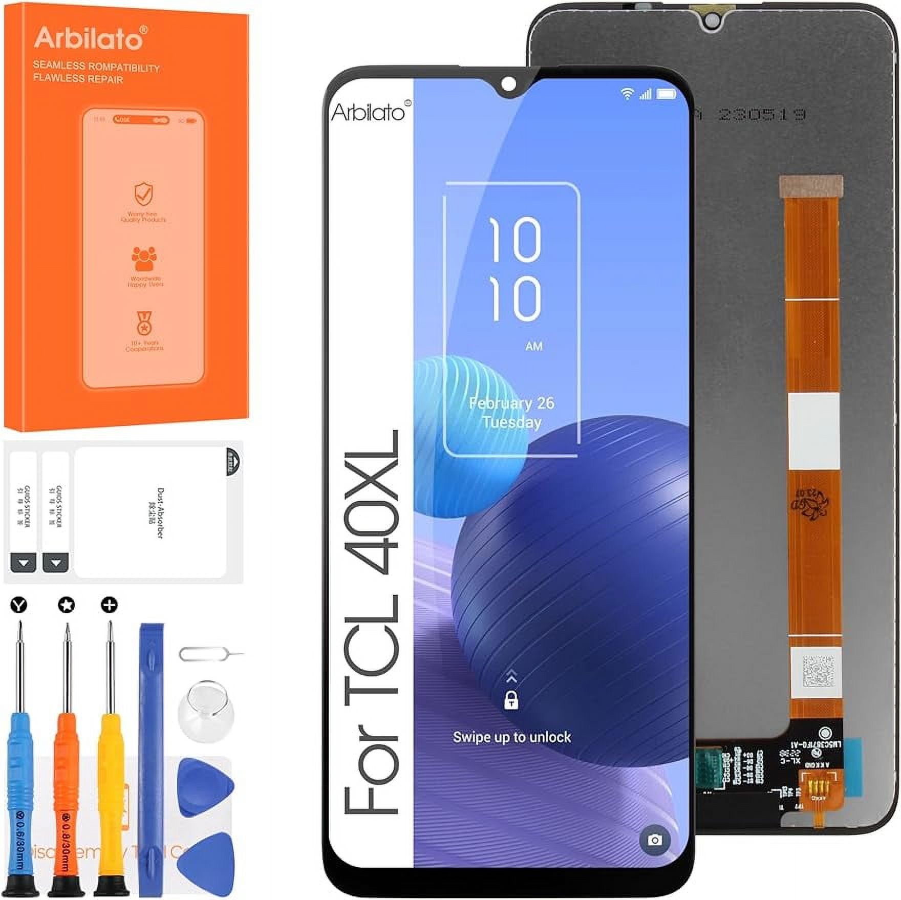 Screen Replacement for TCL 40XL 40XL 6.75" LCD Display Touch Digitizer Glass Assembly - Walmart.com