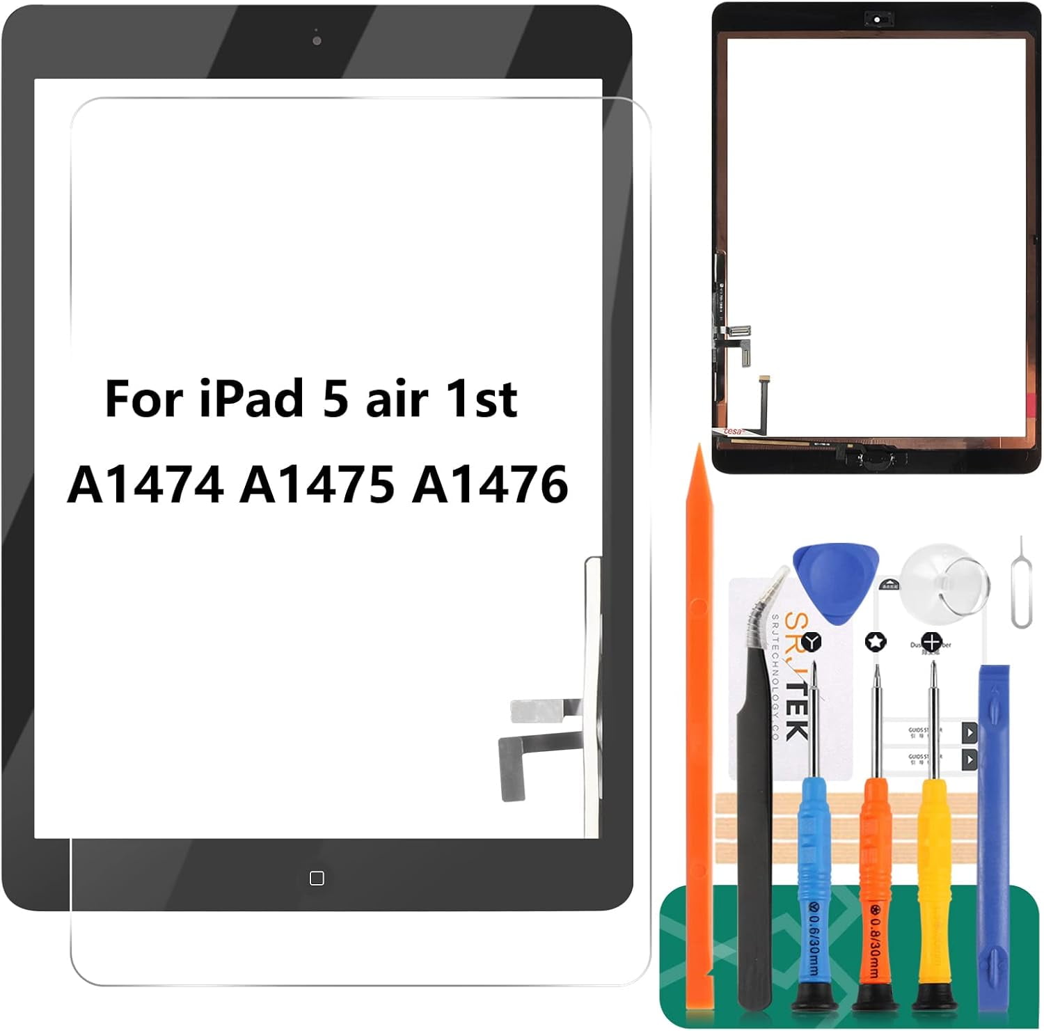 Screen Replacement For iPad 5 air 1st Gen A1474 A1475 A1476 Screen ...