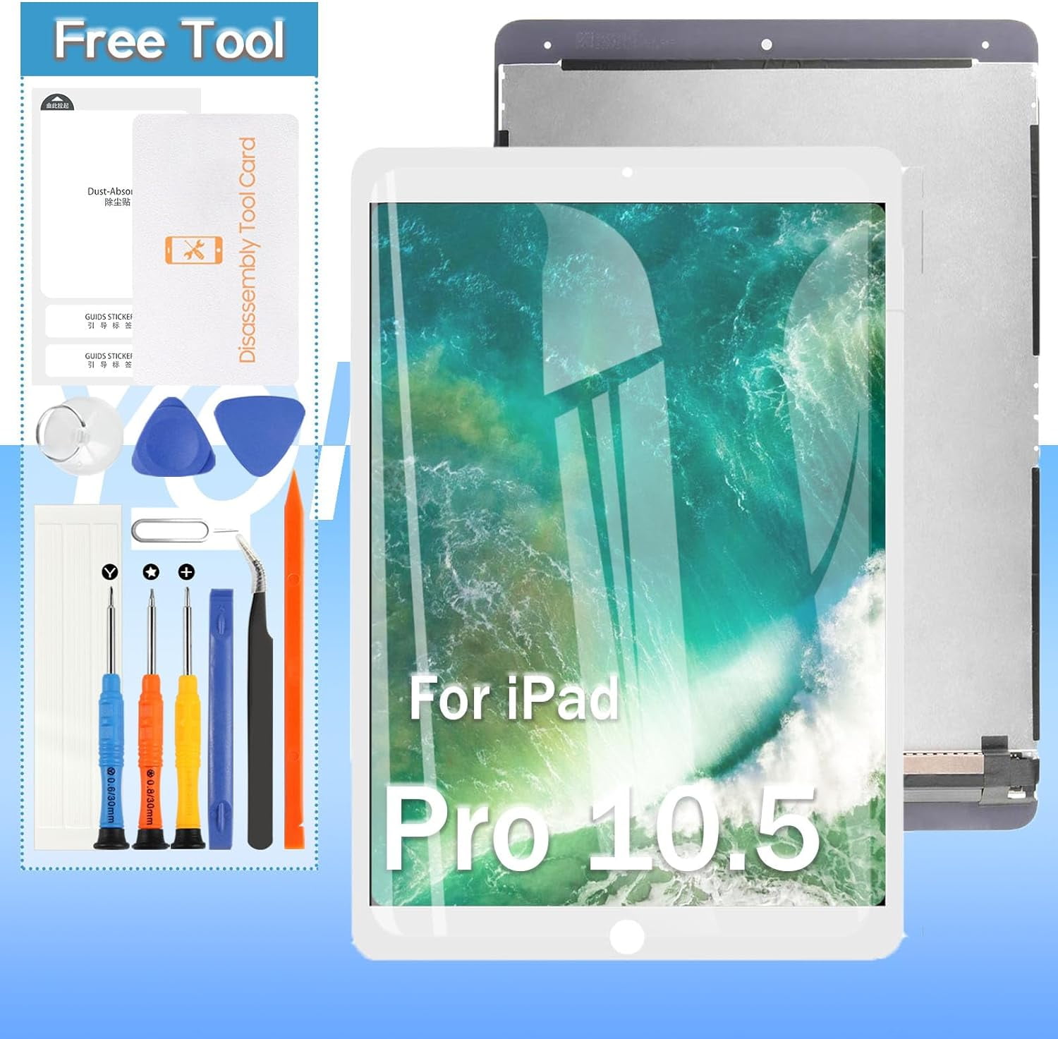 Screen Replacement for iPad Pro 10.5 2017 A1701 A1709 A1852 LCD Screen ...