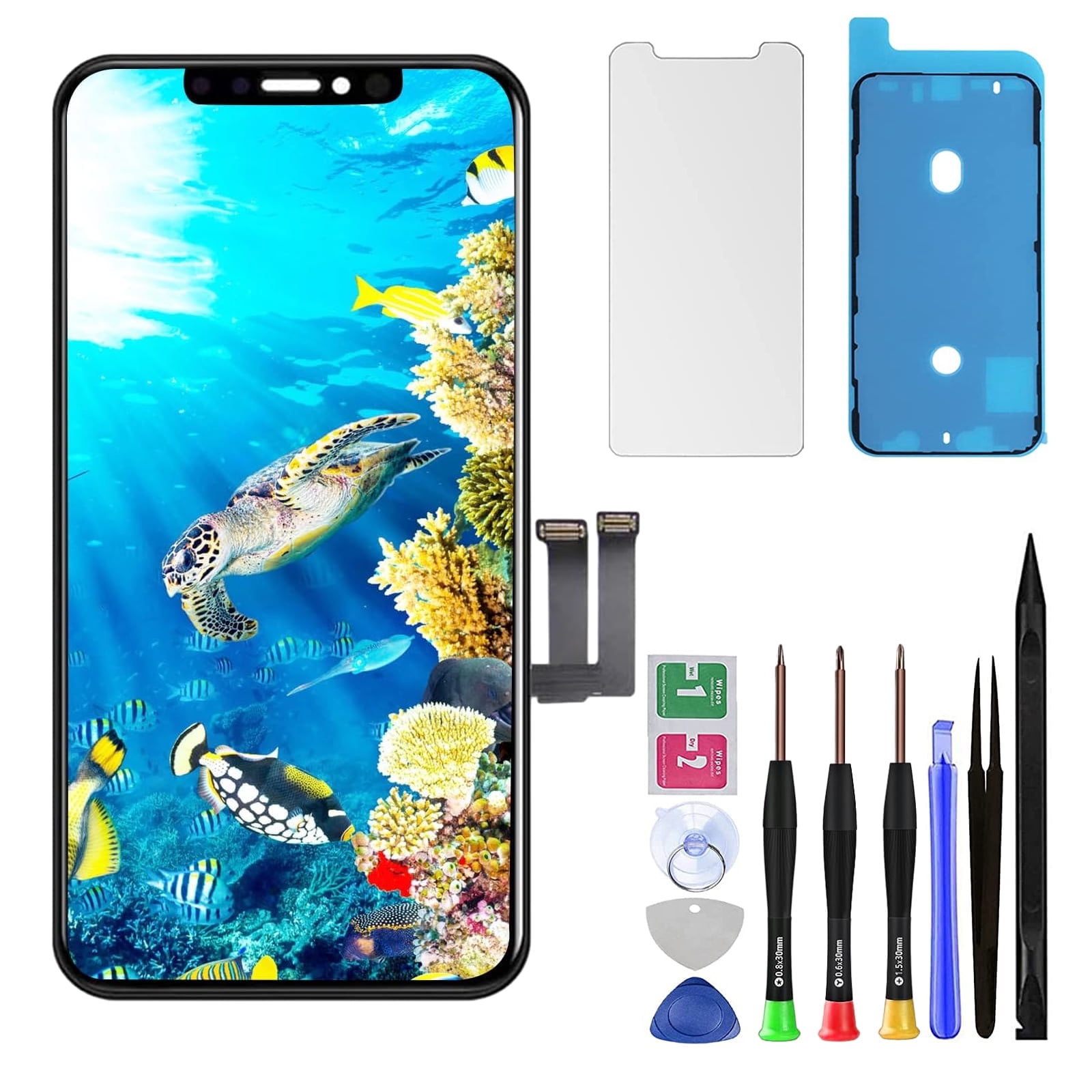 Screen Replacement for iPhone 11 - LCD Replacement Kit & 3D Touch ...