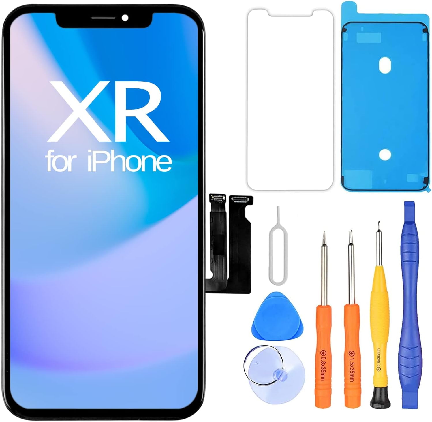 Screen Replacement for iPhone XR, 6.1 Inch LCD Display Full HD and ...