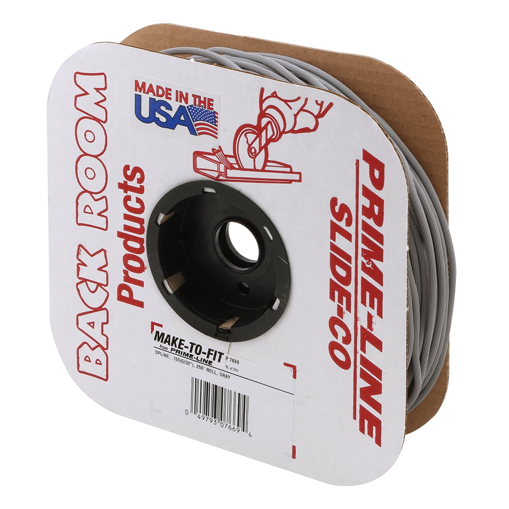 Screen Retainer Spline, 0.155 in. (5/32 in.), 250 ft. Roll, Gray ...