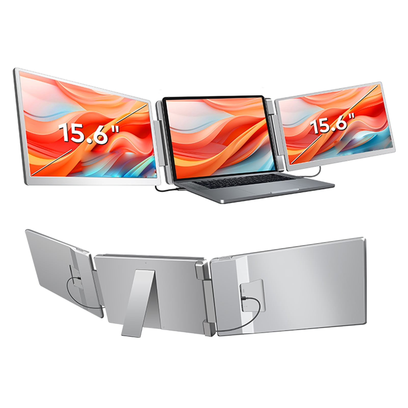 Screen S10 Laptop Screen Extender 15.6" IPS Screen Triple Monitor For ...