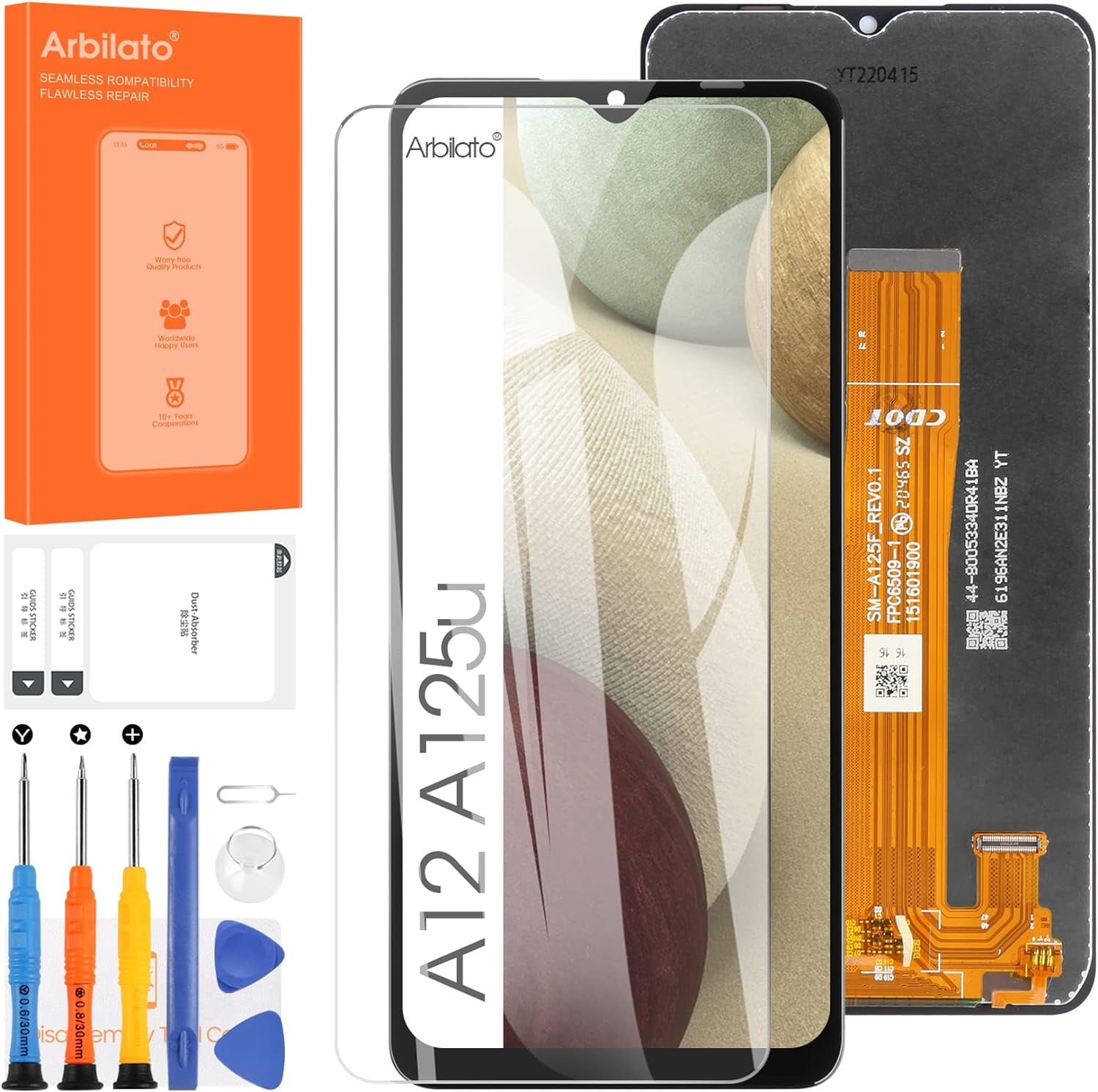 Screen for Samsung Galaxy A12 Screen Replacement for Samsung A125 LCD Screen SM-A125F,SM-A125M ...