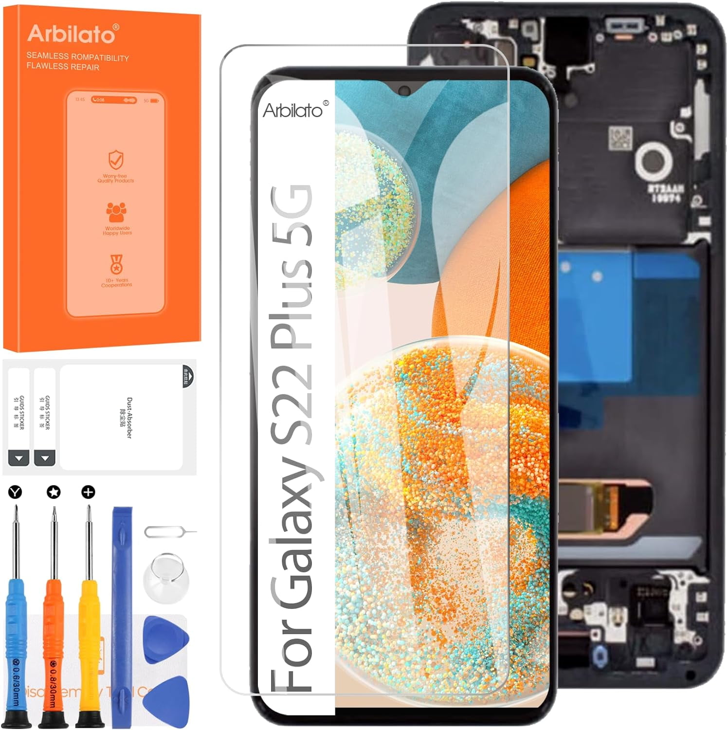 Screen for Samsung Galaxy S22 Plus 5G Screen Replacement for Samsung ...