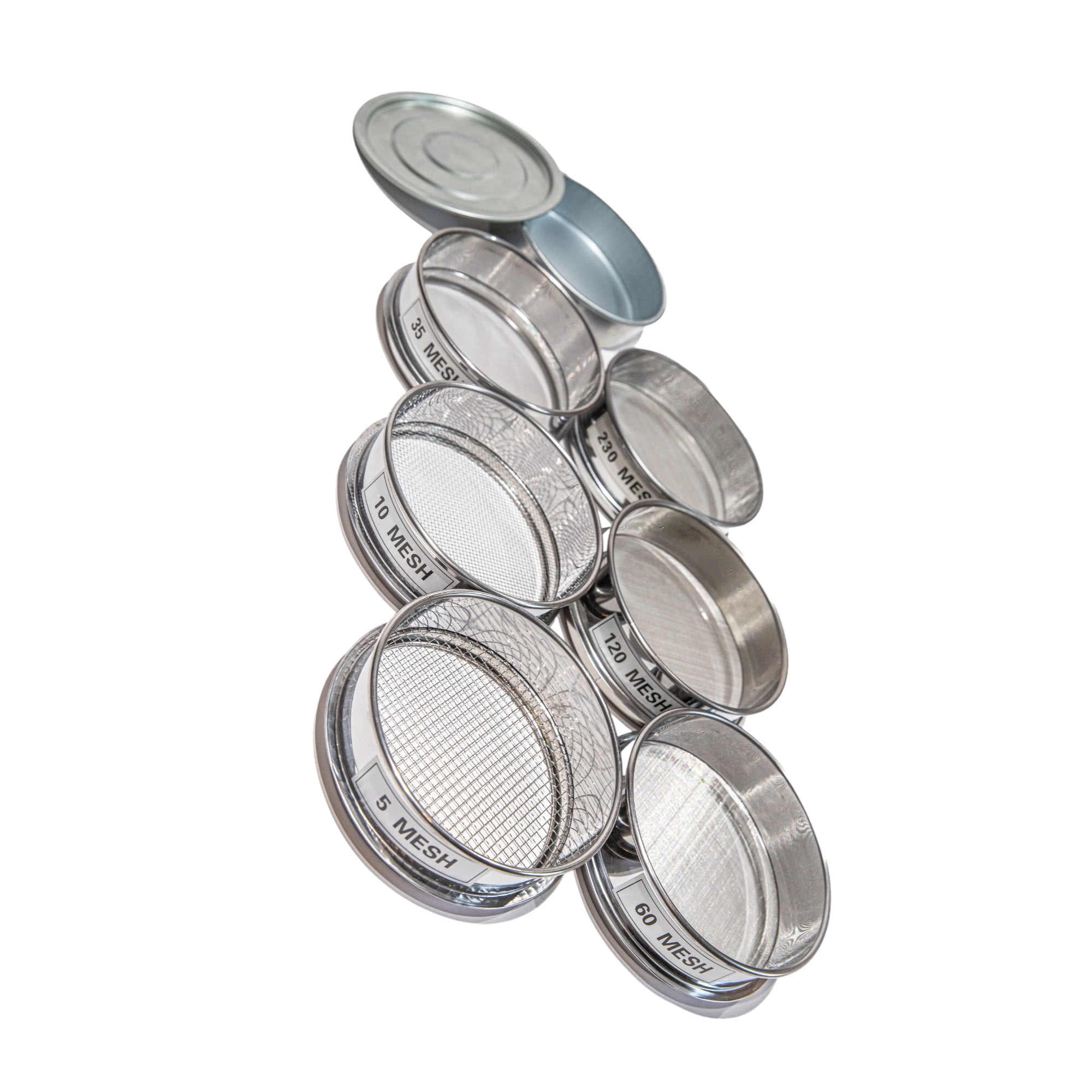 Screen Sieve Set of 6 Screens. Made from Durable Stainless Steel ...