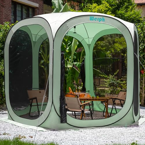 Screen Tent Pop-Up, Portable Tent Canopy with Mesh Mosquito Net, Screen ...
