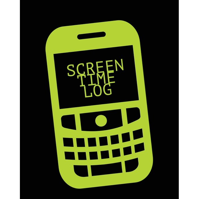 Screen Time Log: Daily Track Kids Screenfree Digital Detox, Screen ...
