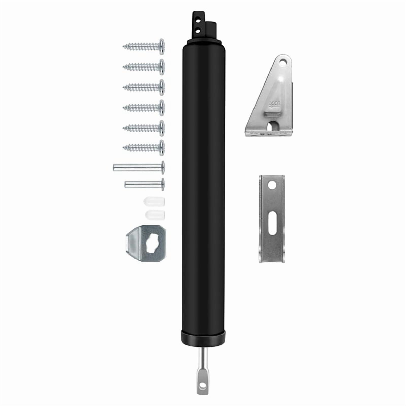Screen and Storm Door Closer Kit, Pneumatic Closer, Push Button Latch ...