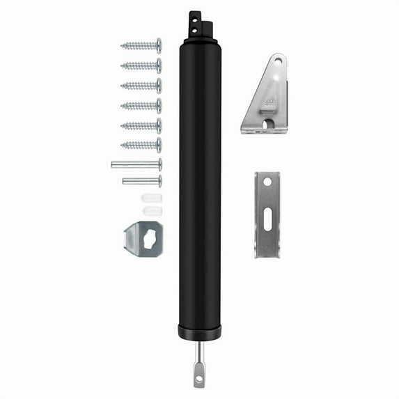 Screen and Storm Door Closer Kit, Pneumatic Closer, Push Button Latch ...