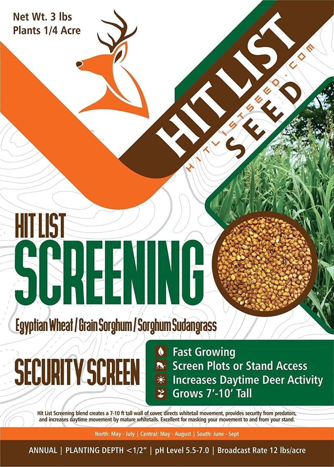 Screening Food Plot Seeds for Deer [ANNUAL MIX] - Deer Food Plot Screen ...