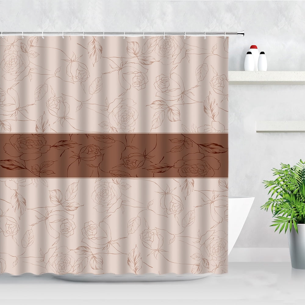Screens Bath Sets Curtain Decor Bathroom Fashion Simple Modern Printing ...