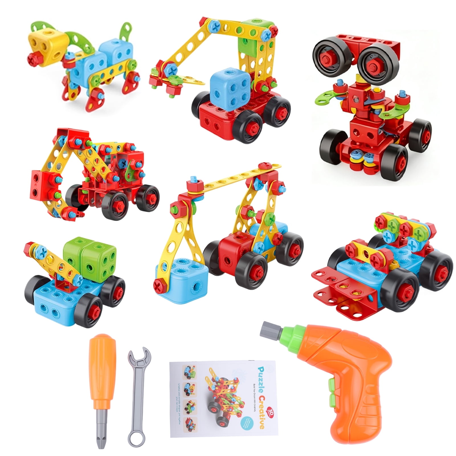404pcs Educational STEM Building Toys for Boys and Girls Ages 3 ...
