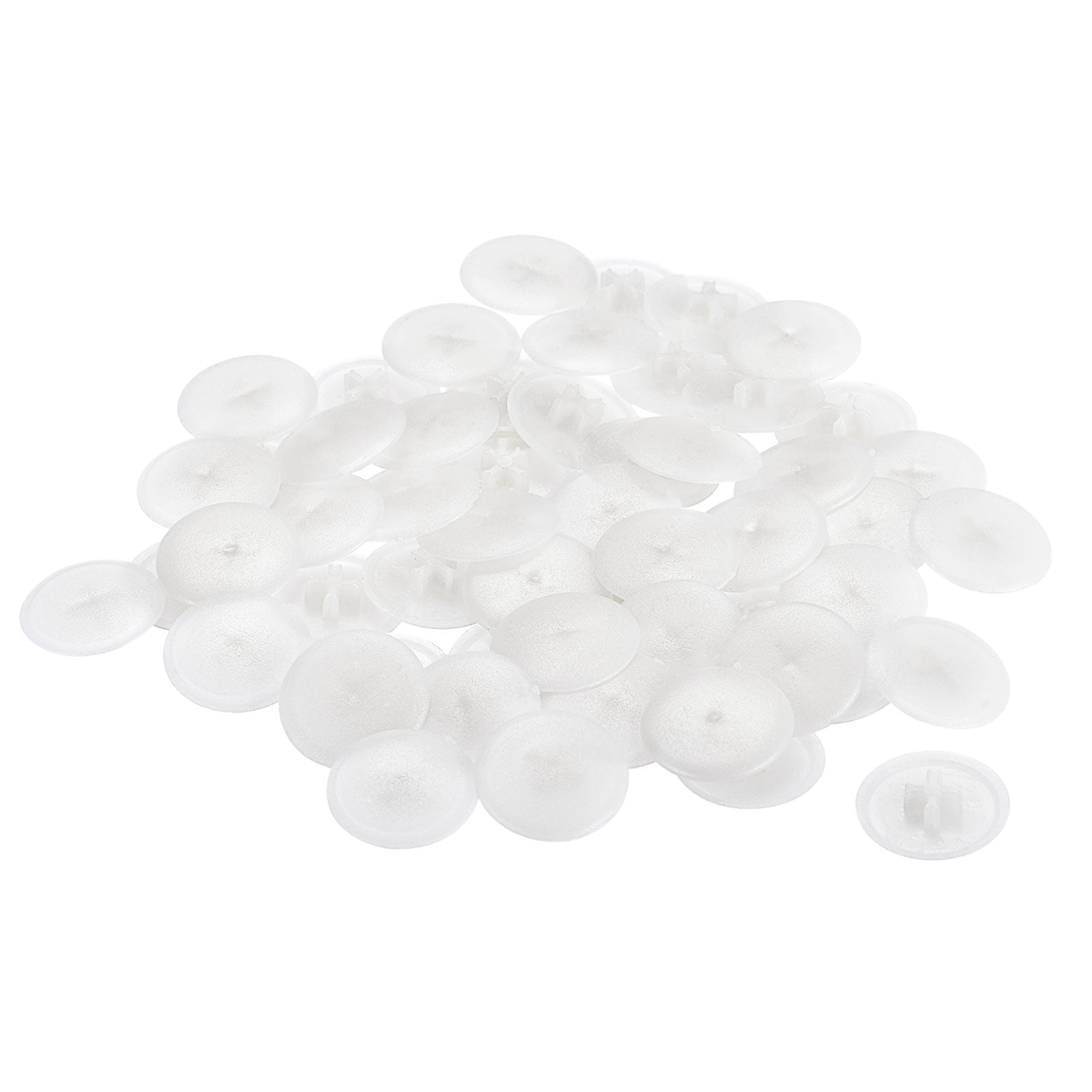 Screw Cap Covers, 160 Pack 17x4mm Plastic Screw Decoration Cover, White ...