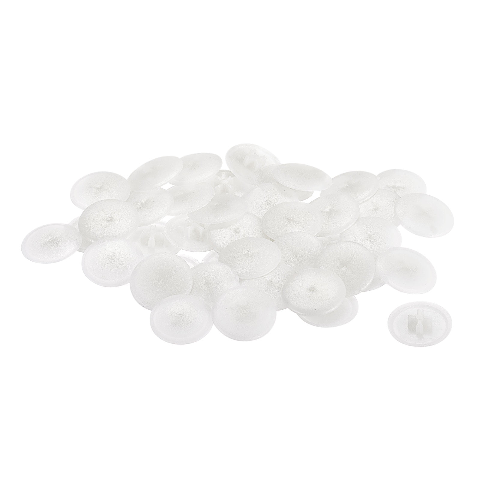 Screw Cap Covers, 40 Pack 17x4mm Plastic Screw Decoration Cover, White ...