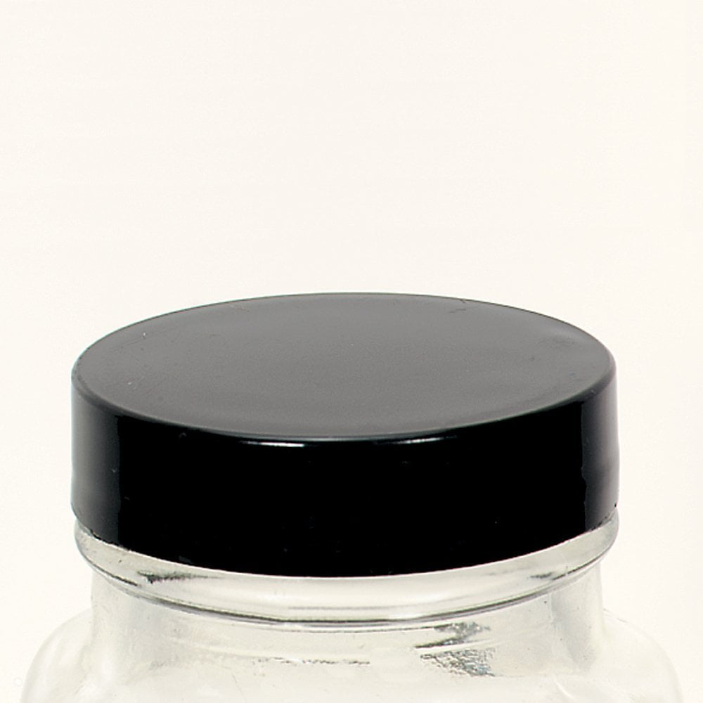 Screw Caps, Black Molded, 38 mm, Pack of 12 - Walmart.com