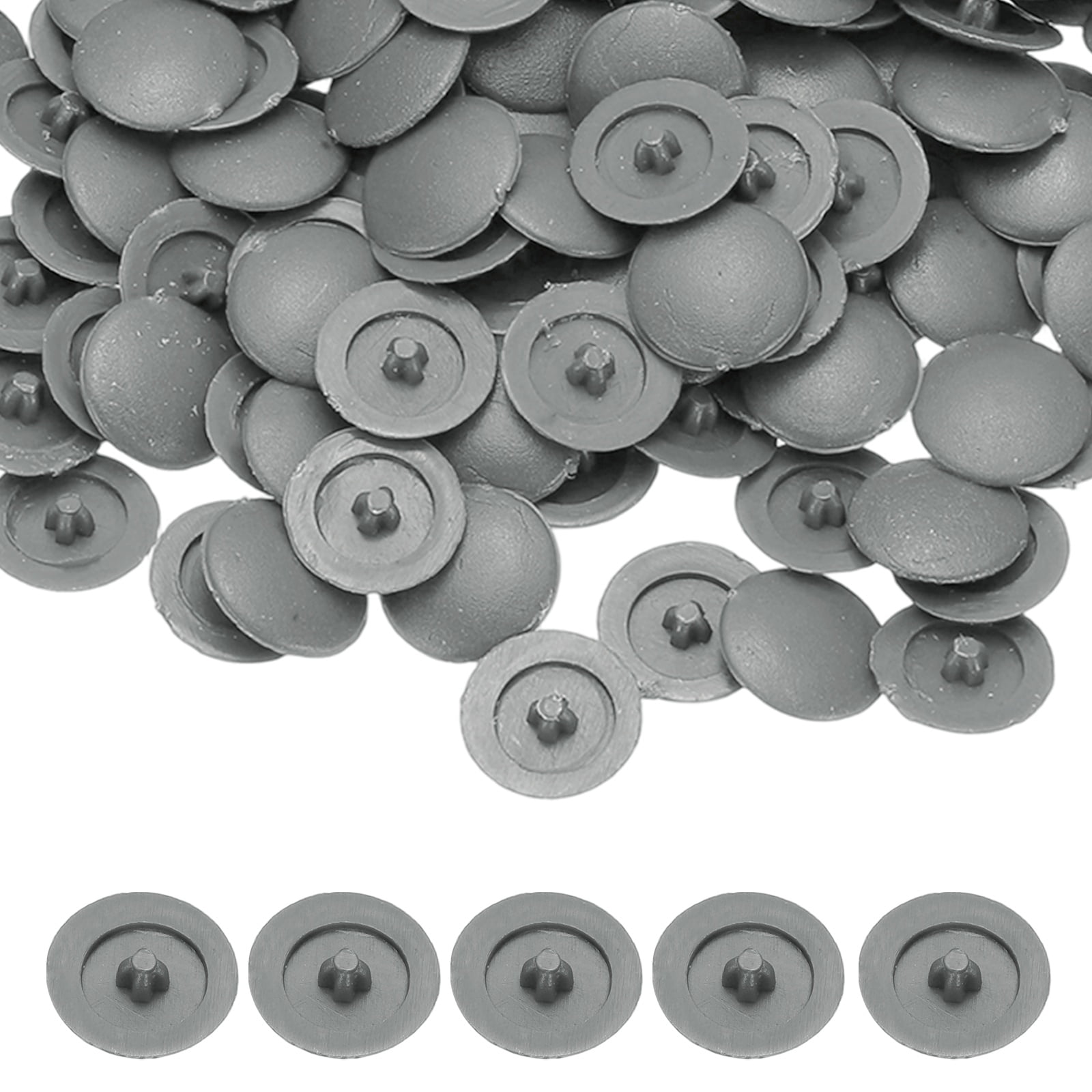 Screw Caps Covers, Plastic Self Tapping Hole Cap for Diameter 4 mm Flat ...